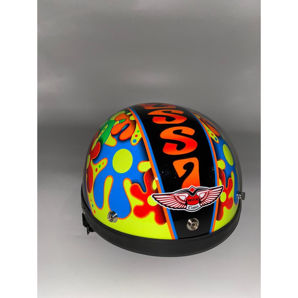 100%ORIGINAL MHR Helmet half Cut Helmet TURTLE/SHARK 46 /MARQUEZ/VALE ...