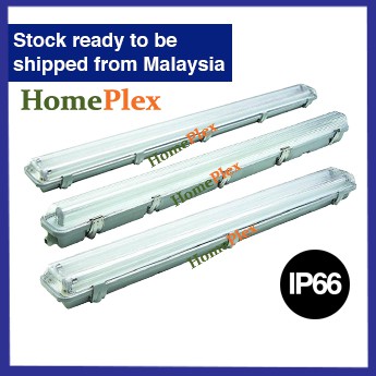 Stock Ready ENERSUN LED T8 casing fixture IP 66 waterproof weather ...