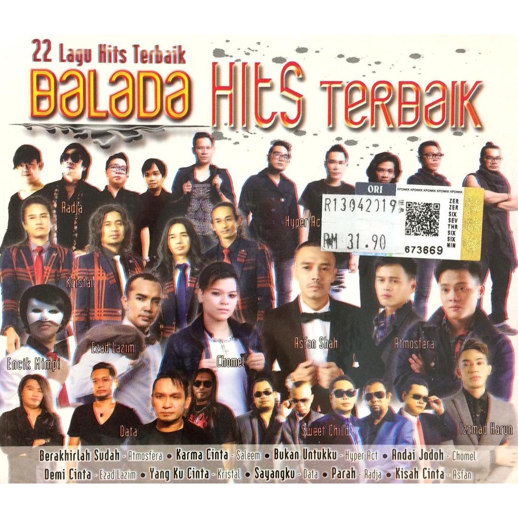 22 Lagu Terbaik Balada Hits Terbaik (2CD) | Shopee Malaysia