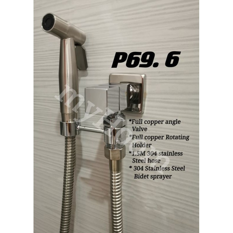 Bidet Set Full Copper/Filling Valve Rotating Angle Holder/Rotating ...