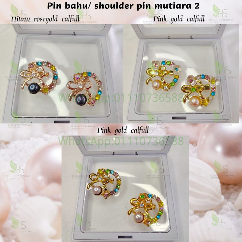 Pin Bahu -Kerongsang Bahu mutiara sabah Asli -brooch (free box)Pin ...