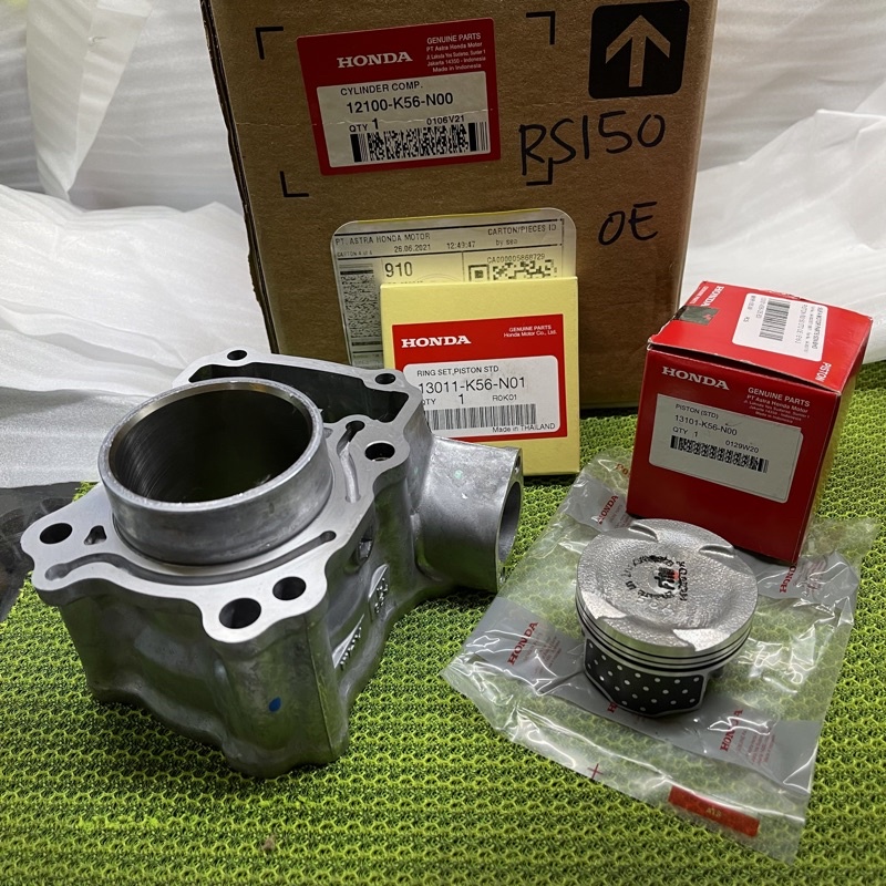 HONDA RS150 CYLINDER BLOCK COMP SET 100%ORIGINAL | Shopee Malaysia