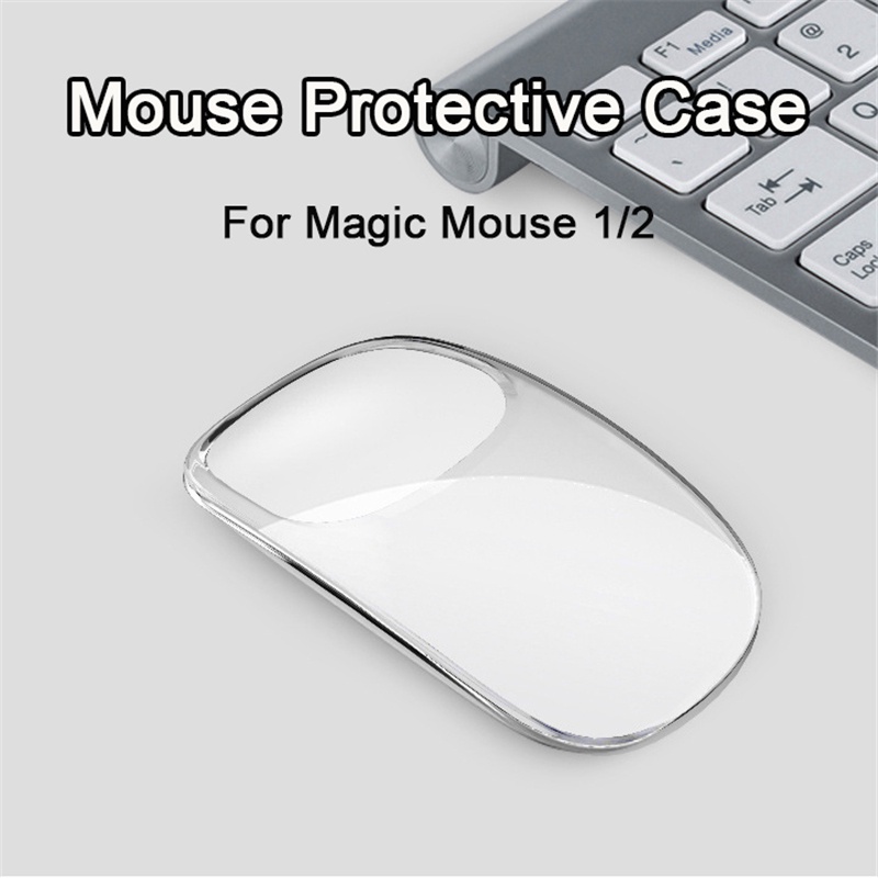Soft Silicone Protective Case Cover Transparent Anti-Scratch Mouse ...