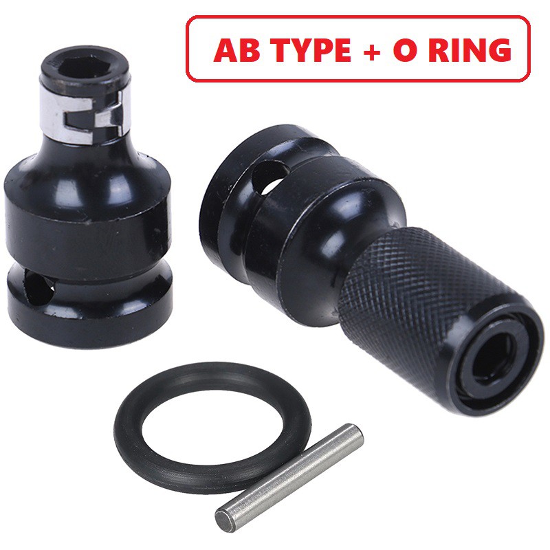 1/2" to 1/4" Hex Shank Adaptor Quick Release Impact Driver Electric ...