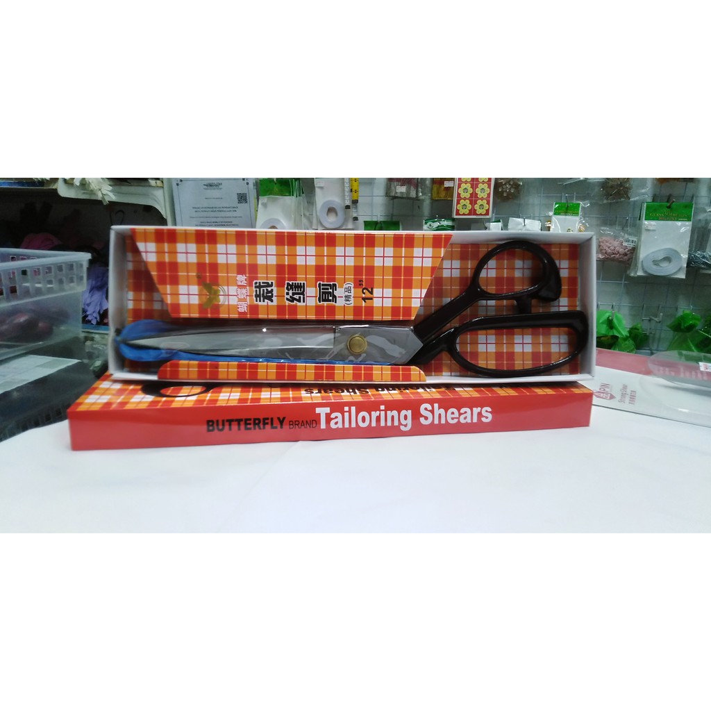 GUNTING KAIN BUTTERFLY TAILORING SCISSOR GUNTING JAHIT ORIGINAL ...