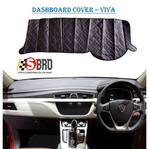Perodua VIVA Dashboard cover with Red Line Genuine DAD | Shopee Malaysia