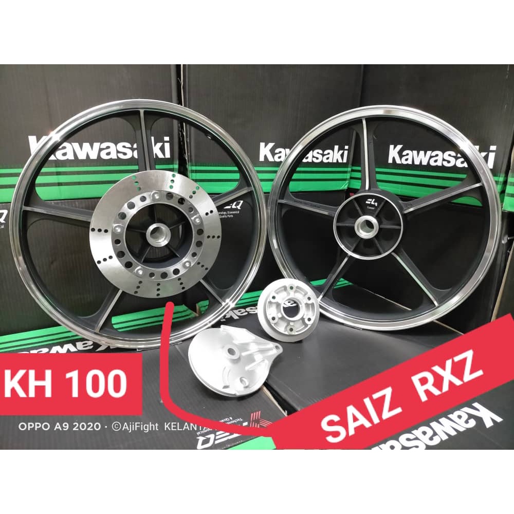 AR125 SPORT RIM HITAM KAWASAKI YTEQ FULL CHOP ( KH 100 ) | Shopee Malaysia