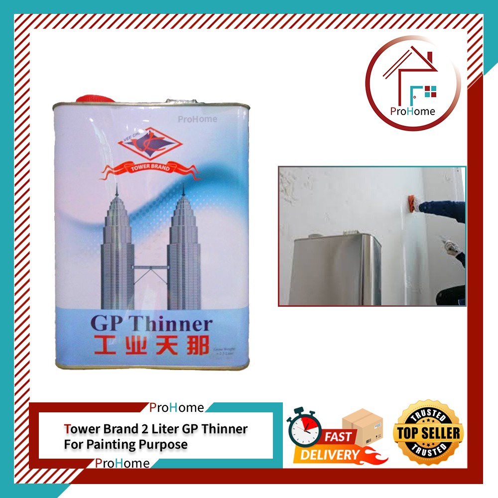2L Tower Brand GP Thinner For Painting Purpose/ 2.5 L Thinner/ Peluntur ...