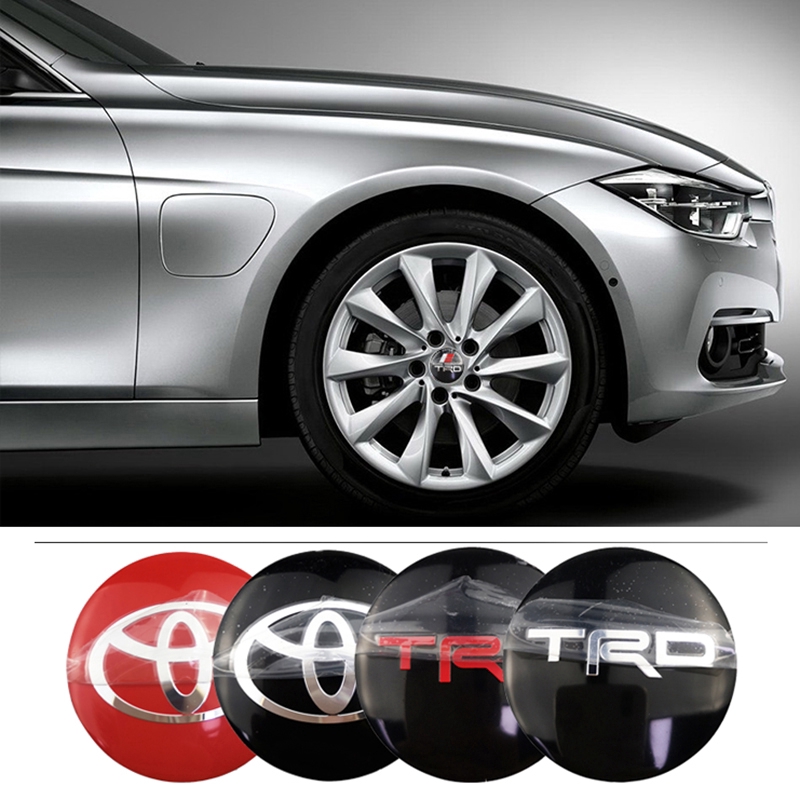 56mm 4pcs/set Toyota TRD VXR TRD Sportivo Car Wheel Hub Caps Stickers ...