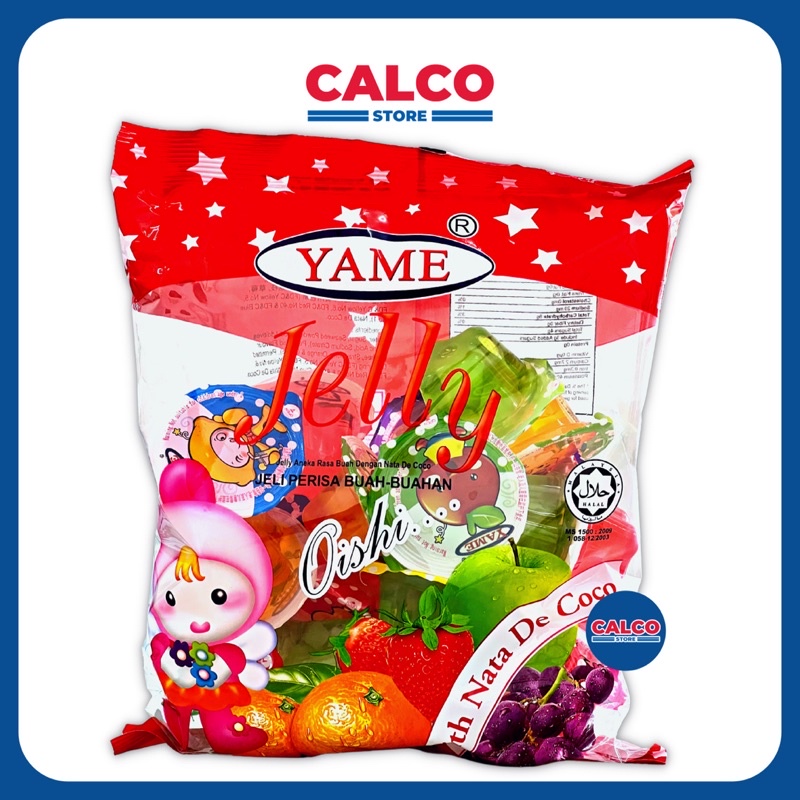 [CALCO] Yame Jelly With Nata De Coco (35g x 20pcs) Halal Product Of ...