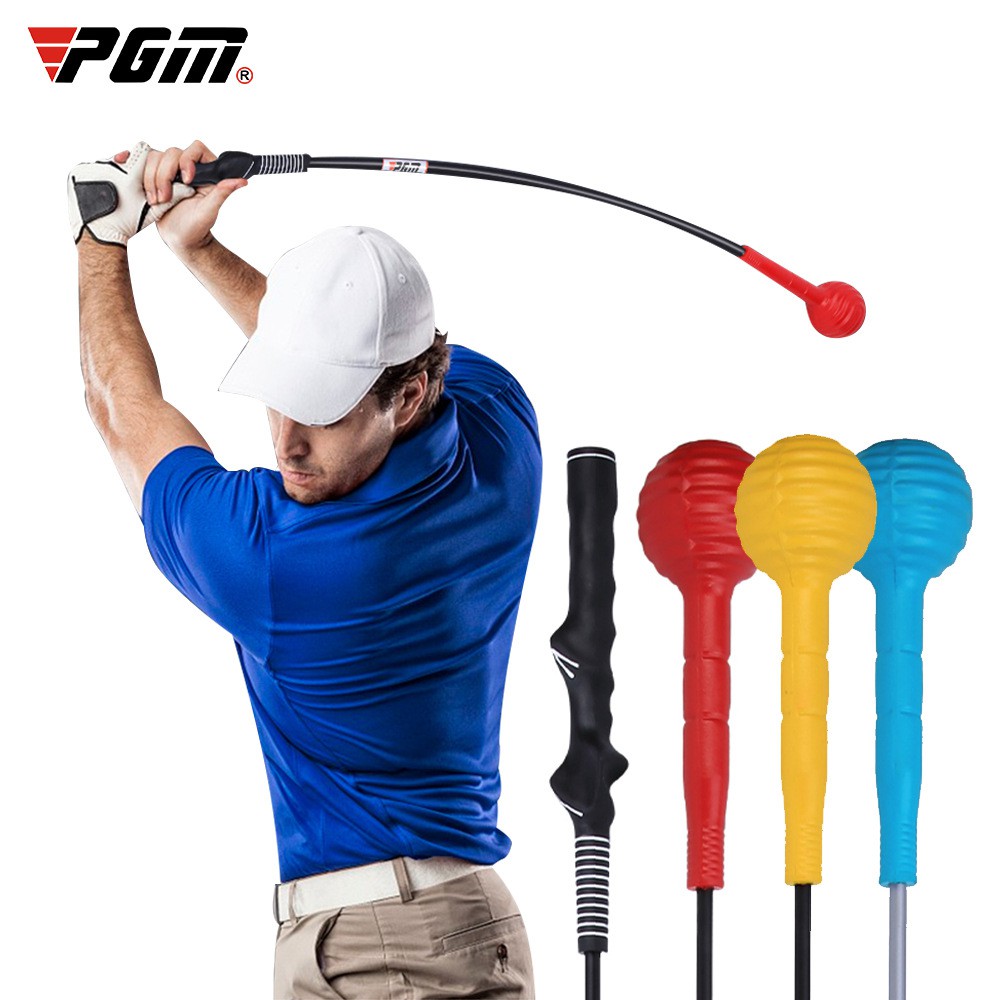 PGM HGB011 heavy-duty swing head soft shaft golf swing bar for strengthen your swing arm power ...