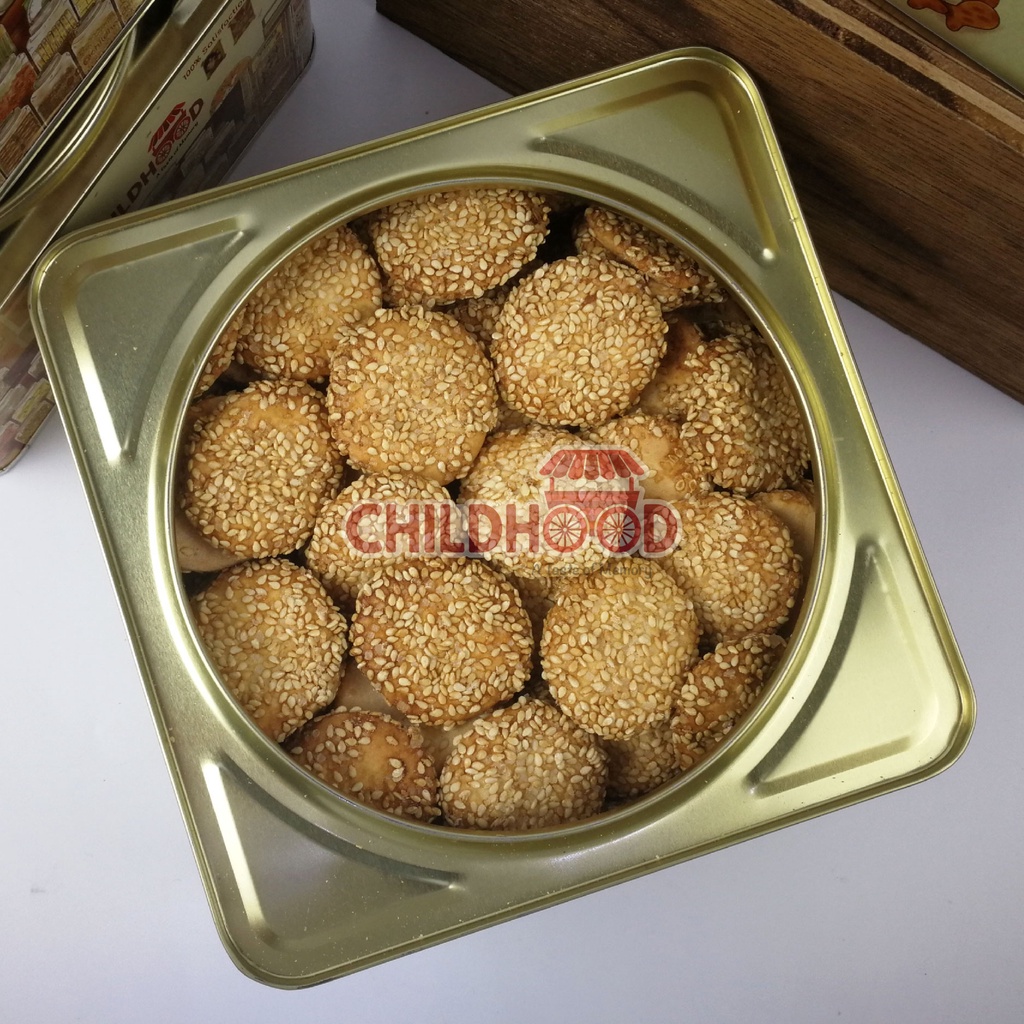 Childhood Malaysia🔥 Biscuit Mini Sesame/ Biskut Mini Bijian / Snacks ...