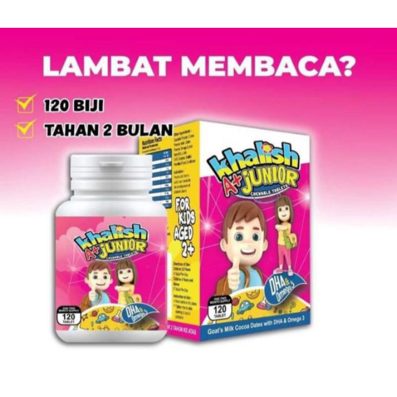 PROMO PENGHABISAN STOK KHALISH JUNIOR ORIGINAL Supplement MINDA 👩‍🎓👩‍🎓😍 ...