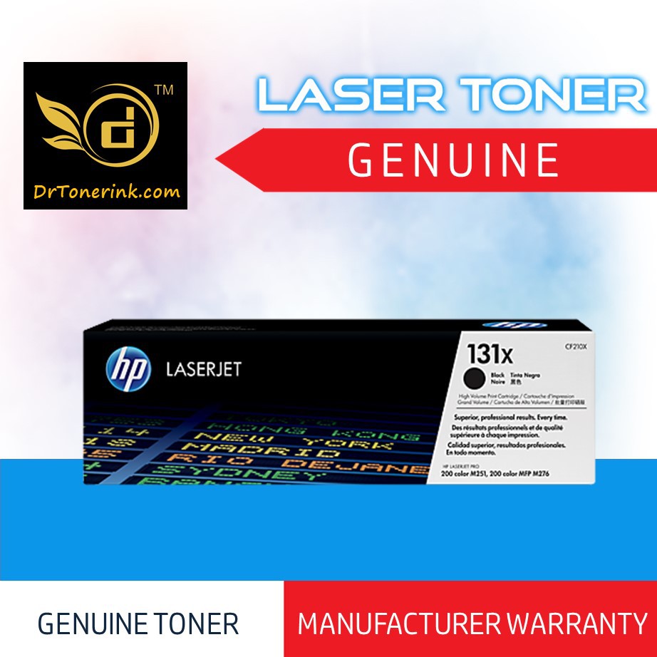Original HP CF210X CF 210X 210X -131X - Black Laser Toner For HP ...