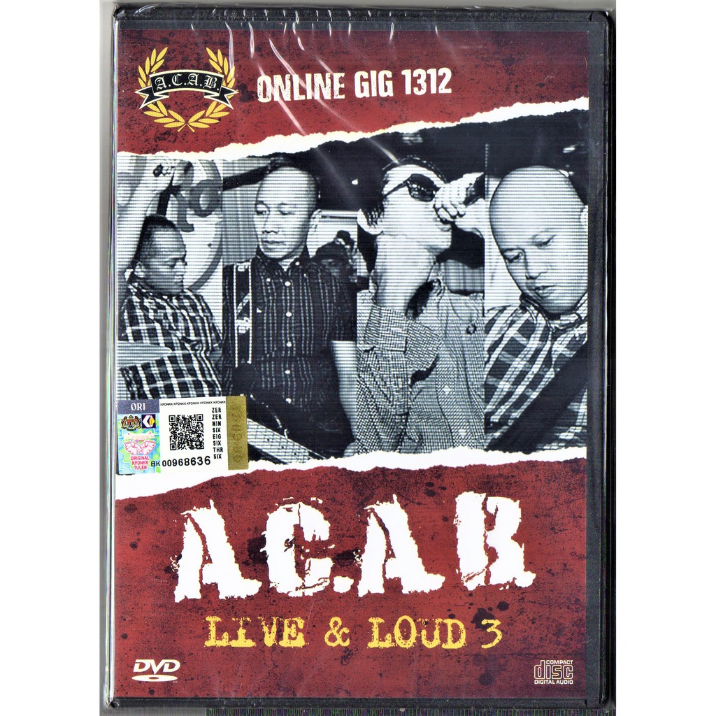 A.C.A.B ( ACAB ) - Live & Loud 3 - Online GIG 1312 ( CD + DVD ...