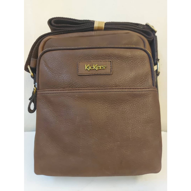 KICKERS 100% Authentic Leather Bag for Men (1KIC-S 78696) | Shopee Malaysia
