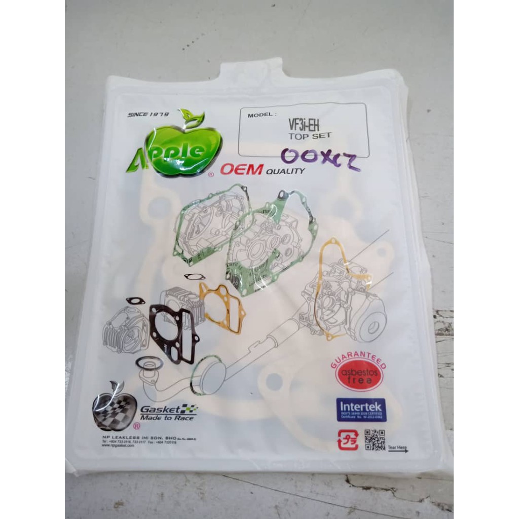 SYM VF3I TOP SET STANDARD HEAD BLOCK GASKET SET | Shopee Malaysia