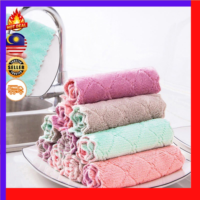 Kain Pencuci Pinggan Kain Lap Dapur Kitchen Cloth Viral Dish Washing ...