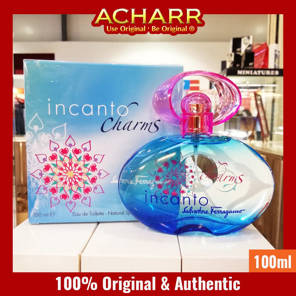 [100% Original] Salvatore Ferragamo Incanto Charms EDT Perfume (100ml ...