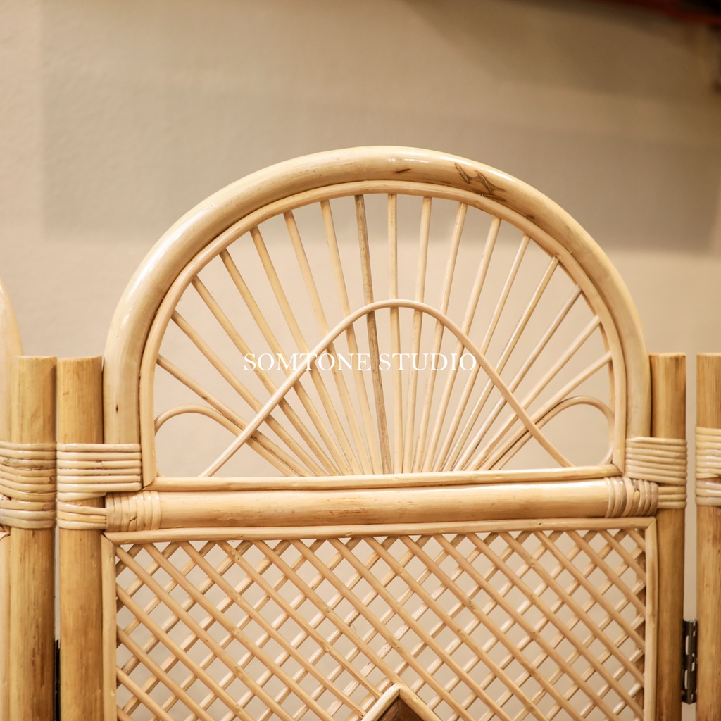 Hotel Rattan Folding Screen Room Divider / Home Decor Interior ...