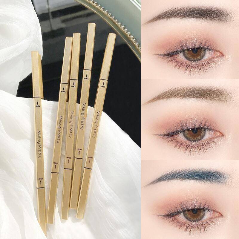 2 in 1 Eyebrow Pencil Automatic Rotation Beginner Refill Waterproof ... 2 in 1 Eyebrow Pencil Automatic Rotation Beginner Refill Waterproof ...