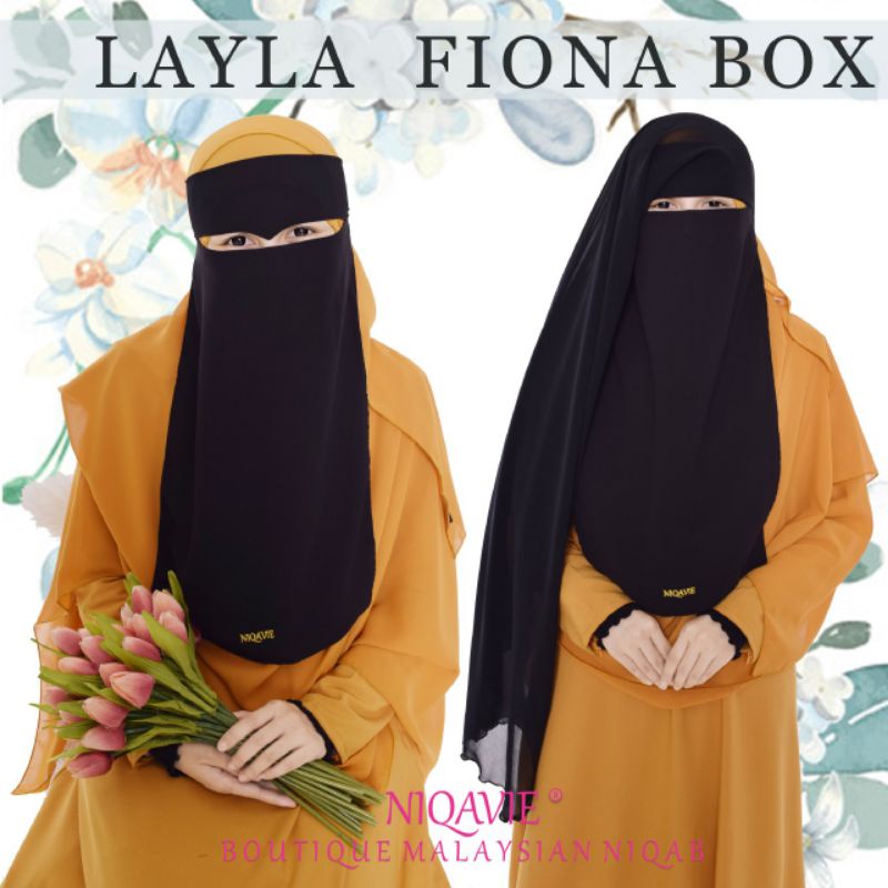 Niqab NEELOFA inspired version LABUH MURAH SELESA design niqab purdah ...