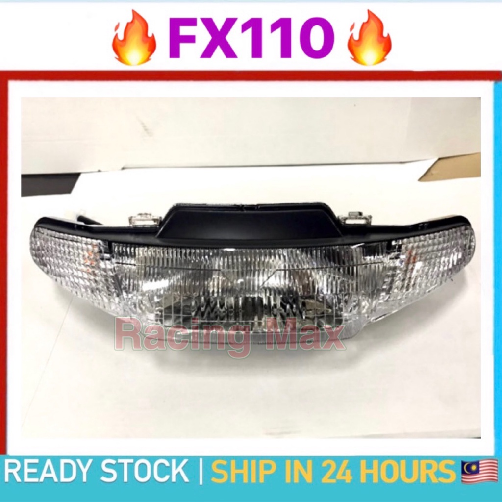 Suzuki FX110 FX 110 FX-110 Front Head Lamp Light Assy Headlamp Headlight Lampu Besar Depan Assy ...