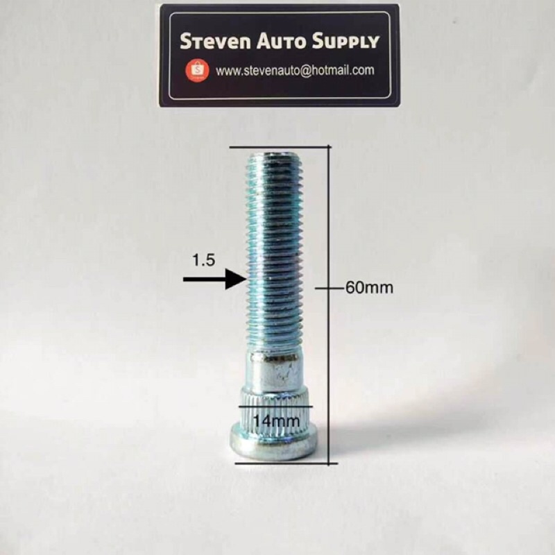 WHEEL BOLT/ SKRU TAYAR FOR PROTON/ MITSUBISHI/ PERODUA/TOYOTA | Shopee ...