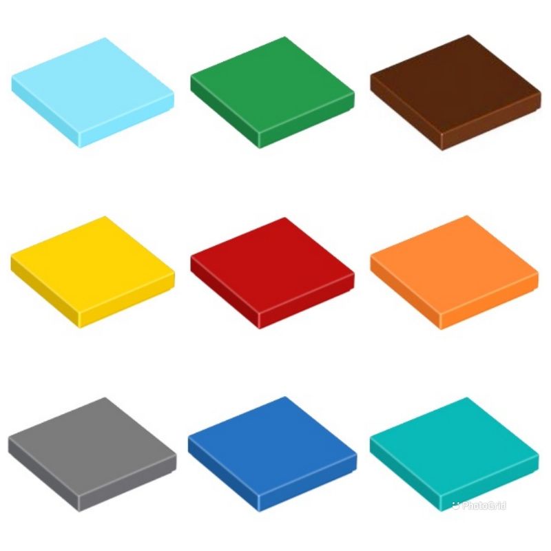 LEGO PARTS 3068b Tile 2 X 2 with Groove | Shopee Malaysia