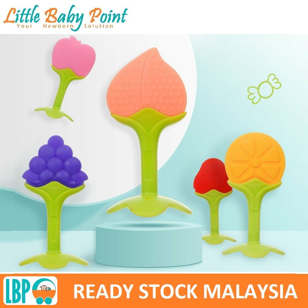 Baby Fruit Pacifier Teething Fruit Food Grade Silicone / teether buah ...