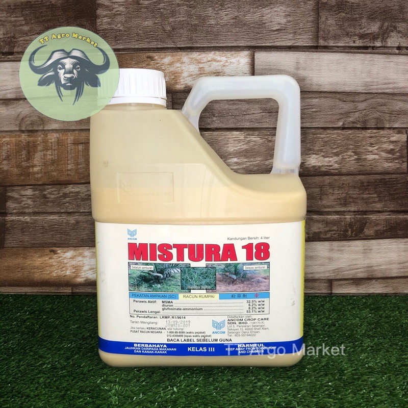 Mistura 18 32.5% Racun Rumput/ Herbicide/ 除草剂（杀草药水）（Racun Serap ...