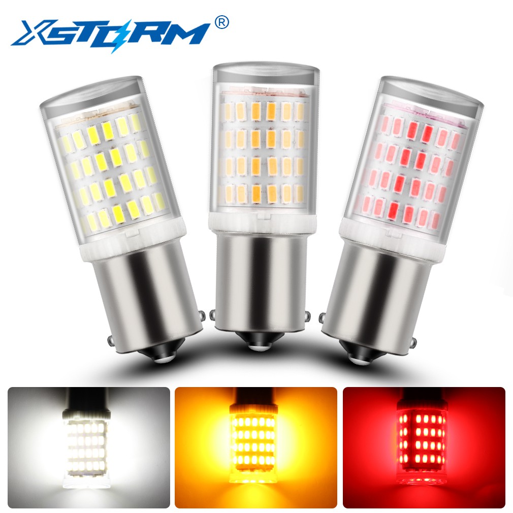 2Pcs 1157 BAY15D P21/5W Led 1156 BA15S P21W LED Bulb R5W R10W S25 Car Turn Signal Lights Reverse ...