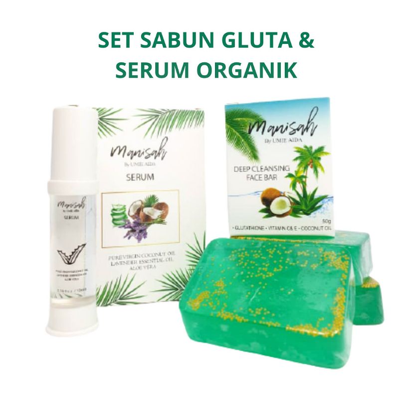 MANISAH SKINCARE SET SABUN & SERUM ORGANIK | Shopee Malaysia