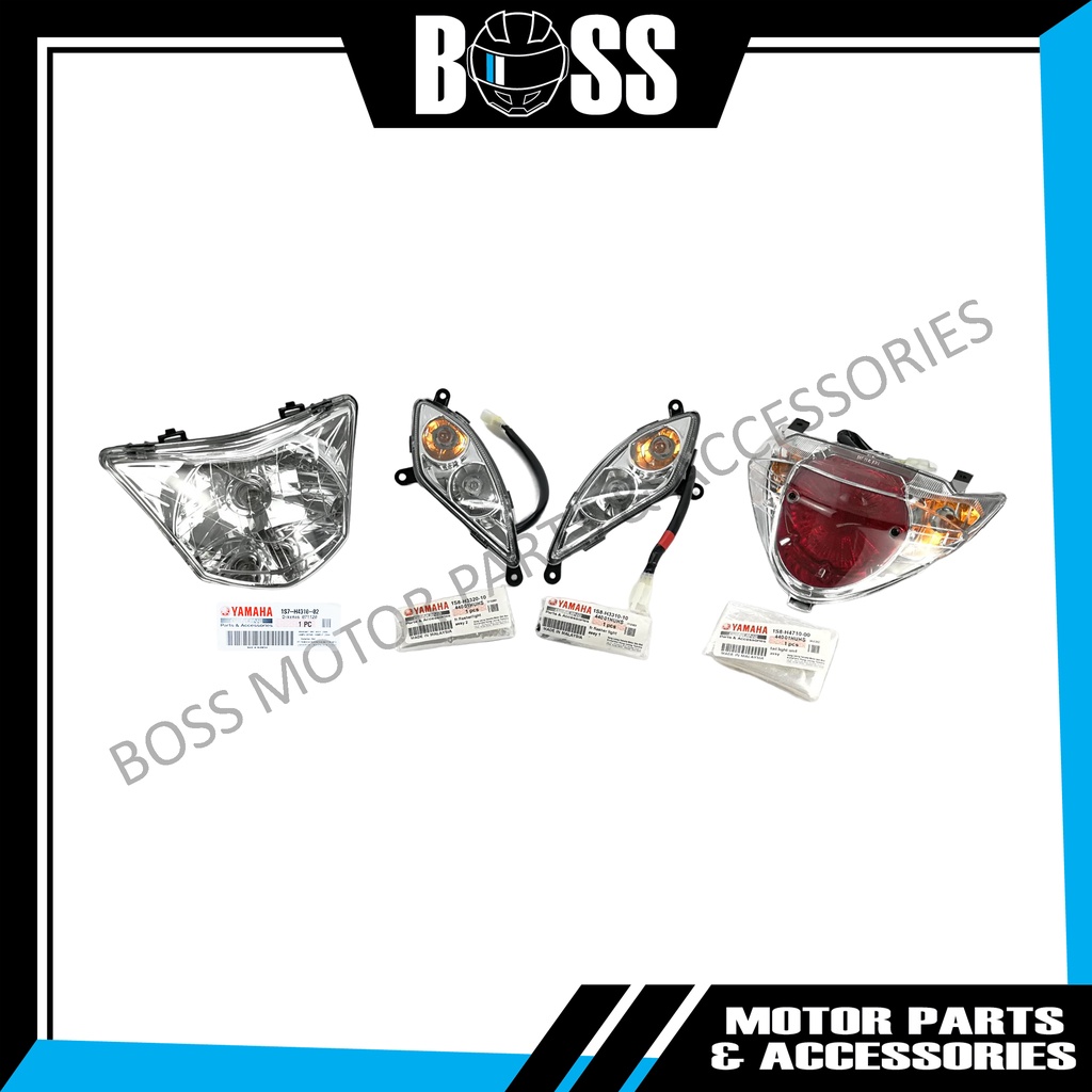 YAMAHA LC135 (V1)(100% ORIGINAL) Head Lamp&Front Signal Lamp&Tail Lamp Set Lampu Depan Lampu ...