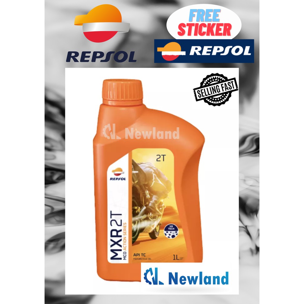 REPSOL 2T Oil MXR API TB Mineral (1L) | Shopee Malaysia
