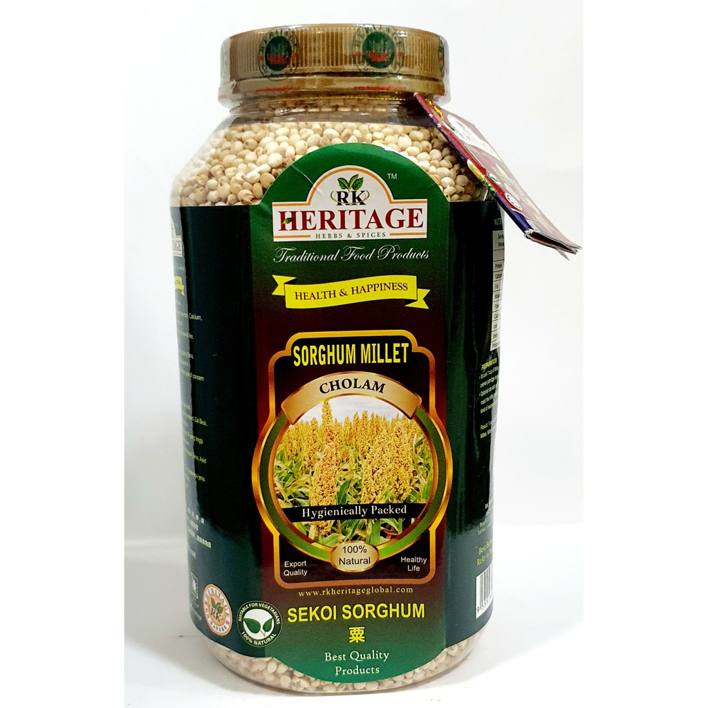 100% Natural Cholam White / Sorghum Millet / Sekoi Sorghum (950 Gms ...