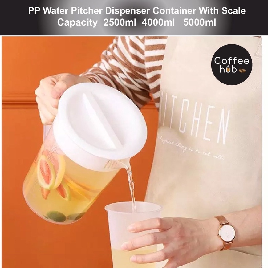 (READY STOCK)Water Pitcher Dispenser Jug Beverage Mug Cold Container ...