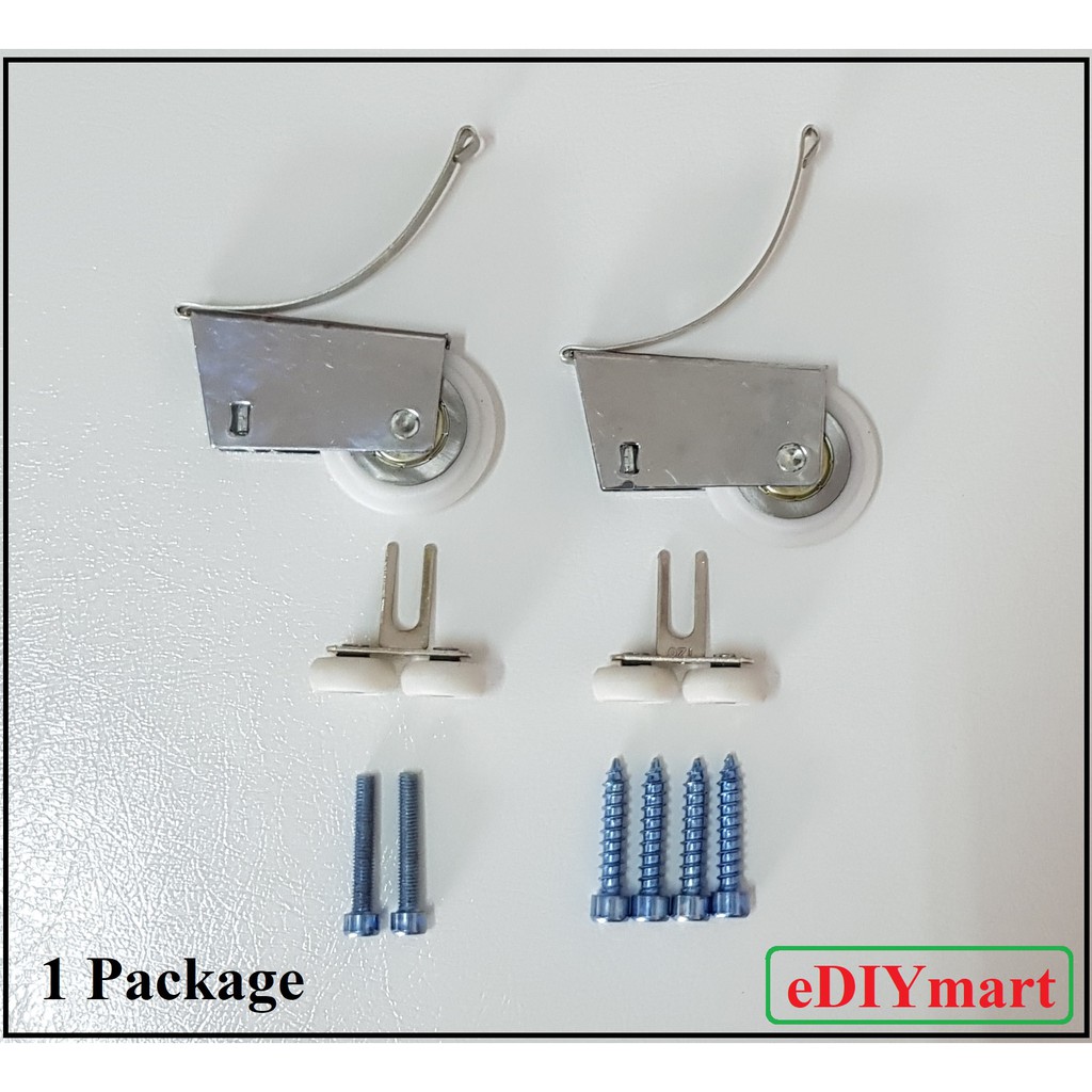 BEST BUY - Aluminium sliding cabinet door anti-jump roller / Roda pintu ...