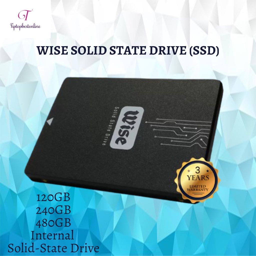 WISE 120GB, 240GB, 480GB, 2.5'' Solid State Drive SSD (R500B) | Shopee Malaysia