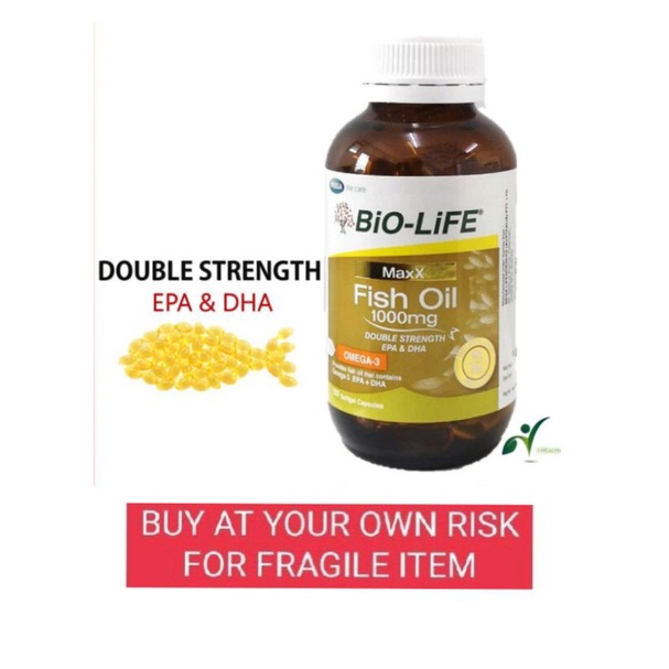 [Exp:1/2027] Bio-Life Maxx Fish Oil 1000mg 100's/3x100's | Shopee Malaysia