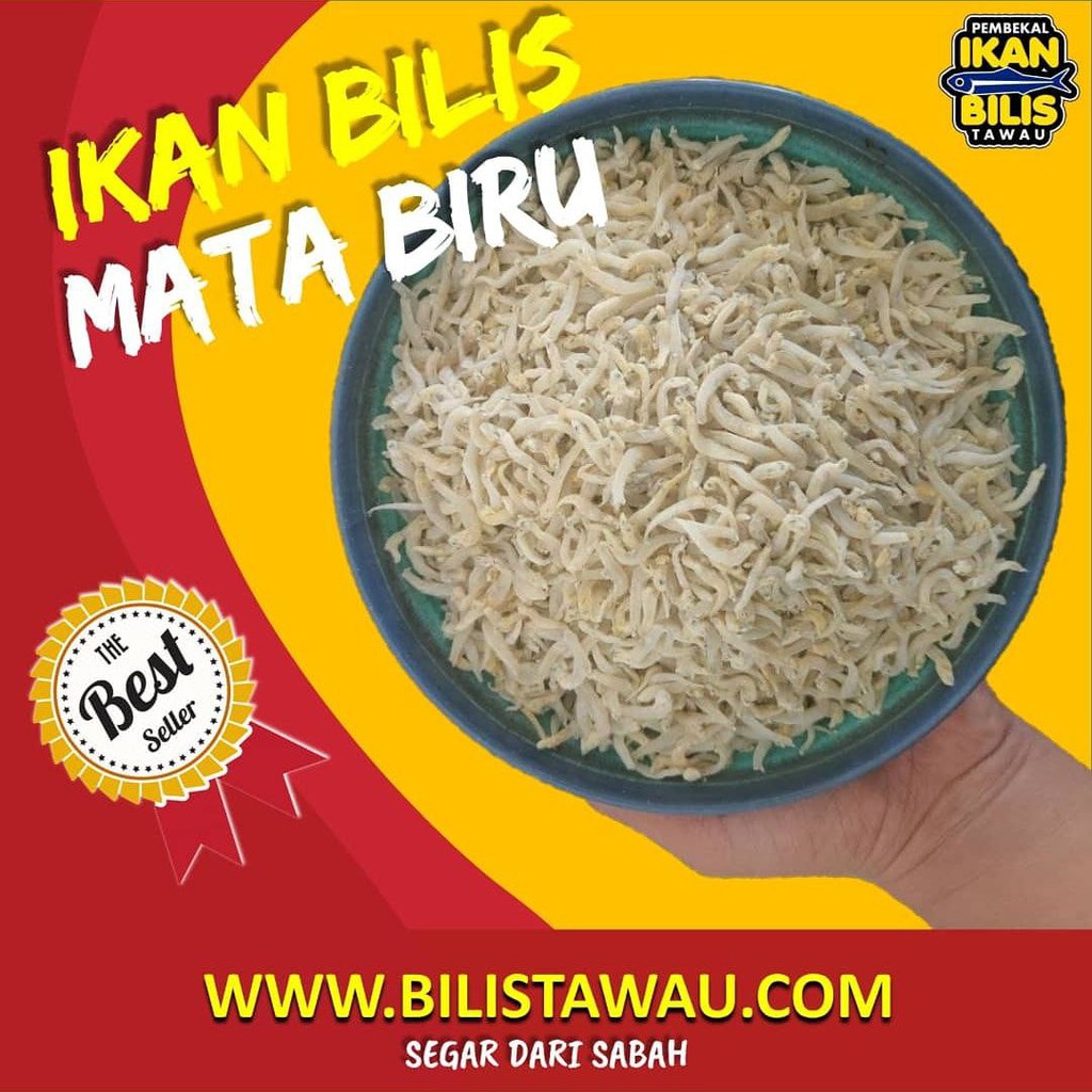 Ikan bilis mata biru tawau 🔥 DIJAMIN FRESH🔥 | Shopee Malaysia