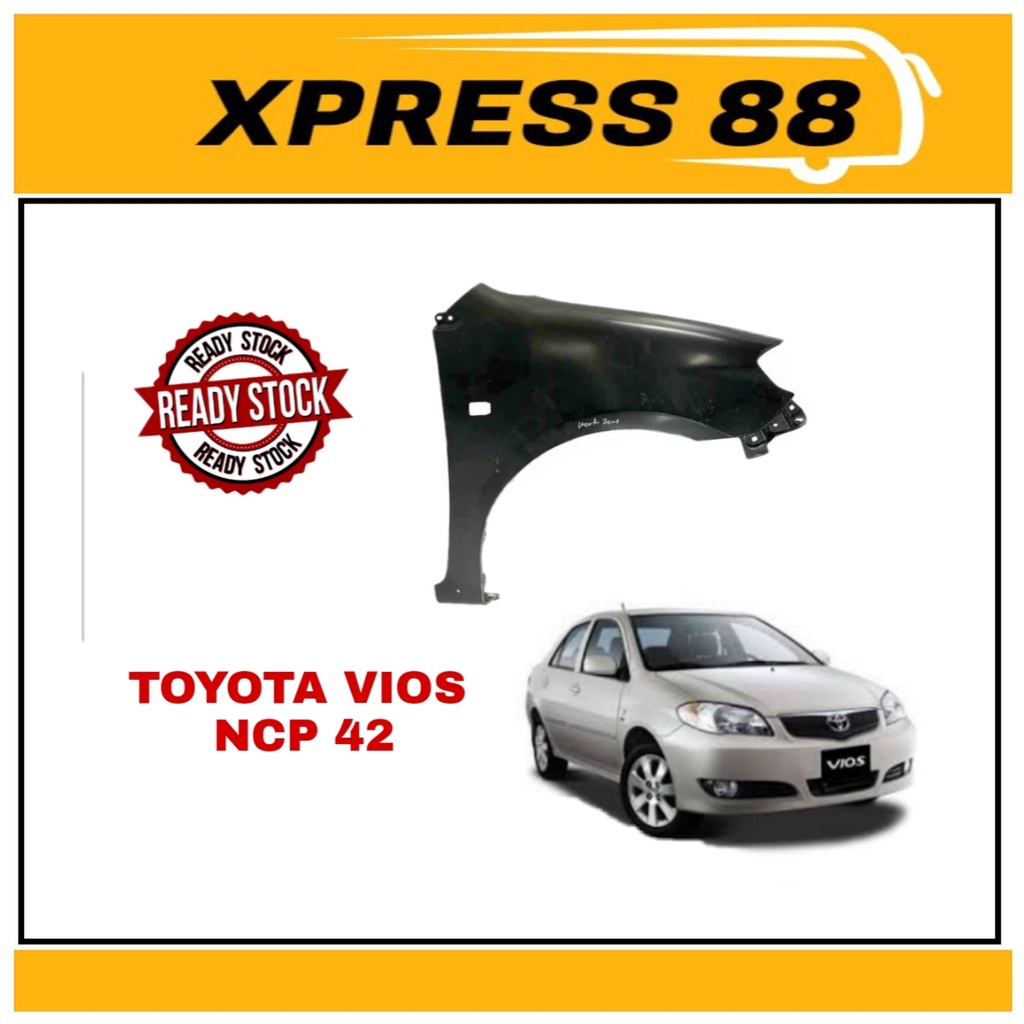 TOYOTA VIOS NCP 42 2006 YEAR FRONT FENDER-BUANTAN MALAYSIA | Shopee ...