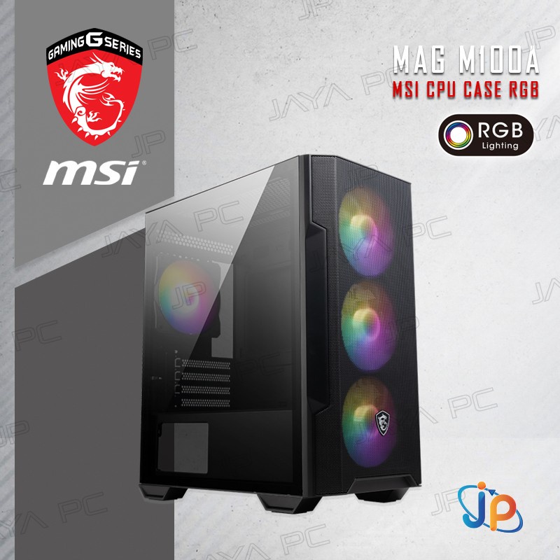 Msi Gaming CPU Case MAG Forge M100A RGB - Acrylic Glass Chassis ...
