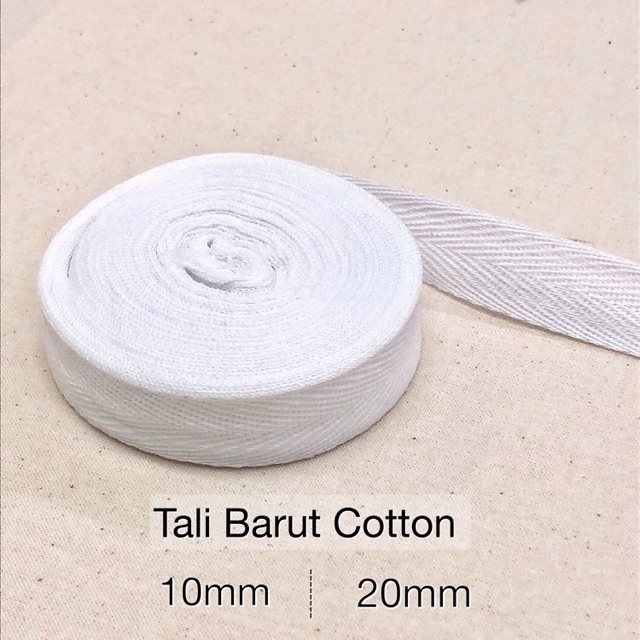 Tali Barut Cotton / White Cotton Tape (10mm / 20mm) | Shopee Malaysia