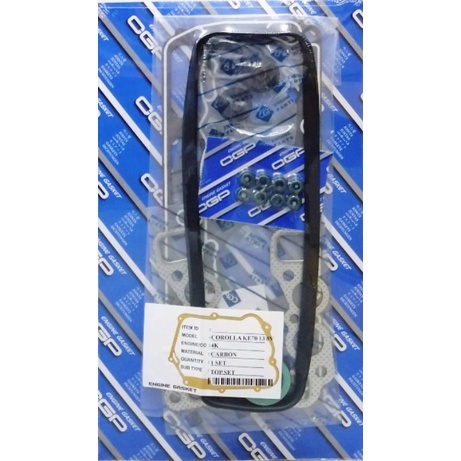 TOP OVERHAUL SET CARBON TOYOTA COROLLA KE70 KE76 1.3 CC 8V SOHC 4K ENGINE | Shopee Malaysia