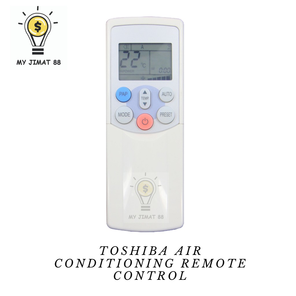 TOSHIBA AIR CONDITIONING REMOTE CONTROL WC-H01JE | Shopee Malaysia