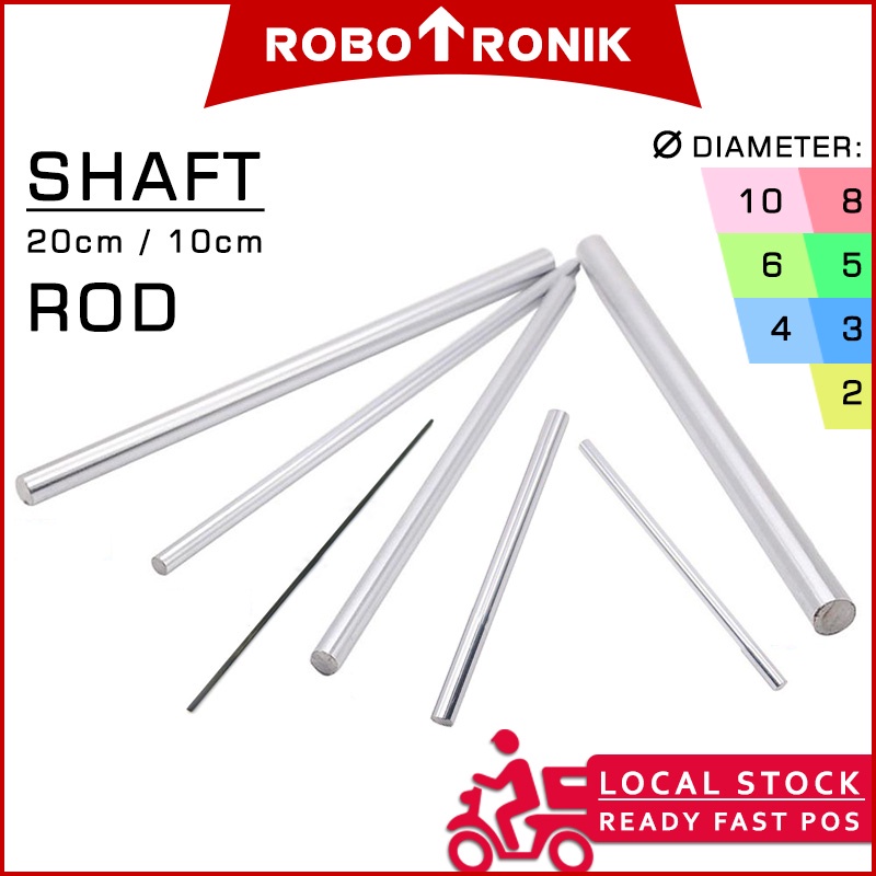 Shaft Rod (Batang Besi) 2mm 3mm 4mm 5mm 6mm 8mm | Shopee Malaysia