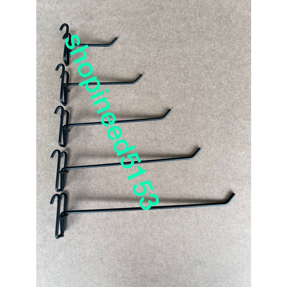 Netting Hooks -Single Netting Hooks- Black Netting Hooks (10pcs in 1 ...