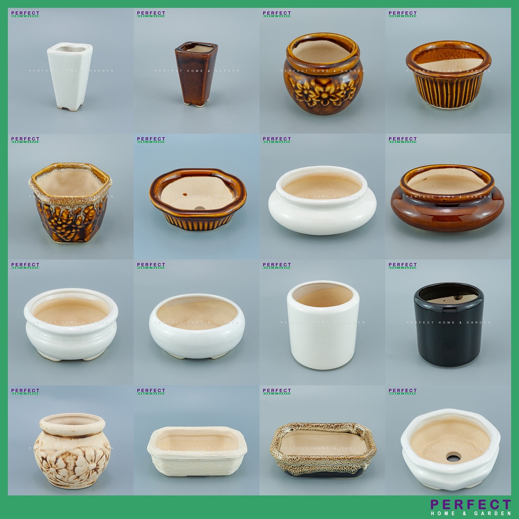 PERFECT Link 6 Ceramic Pot Pasu Seramik 陶瓷盆 | Shopee Malaysia