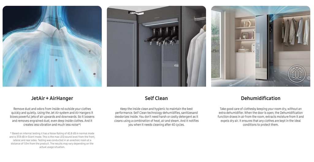 Samsung BESPOKE AirDresser - Smart Clothes Care Machine | DF10A9500CG ...